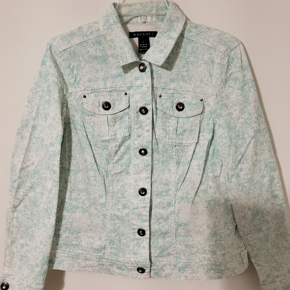 Baccini | Jackets & Coats | Baccini Womens Neon Green Long Sleeve ...